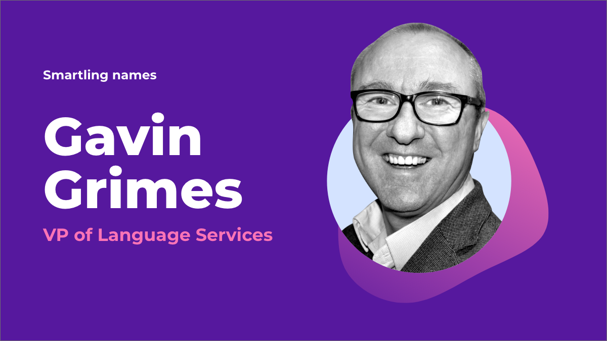 Présentation de Gavin Grimes à Smartling - Smartling