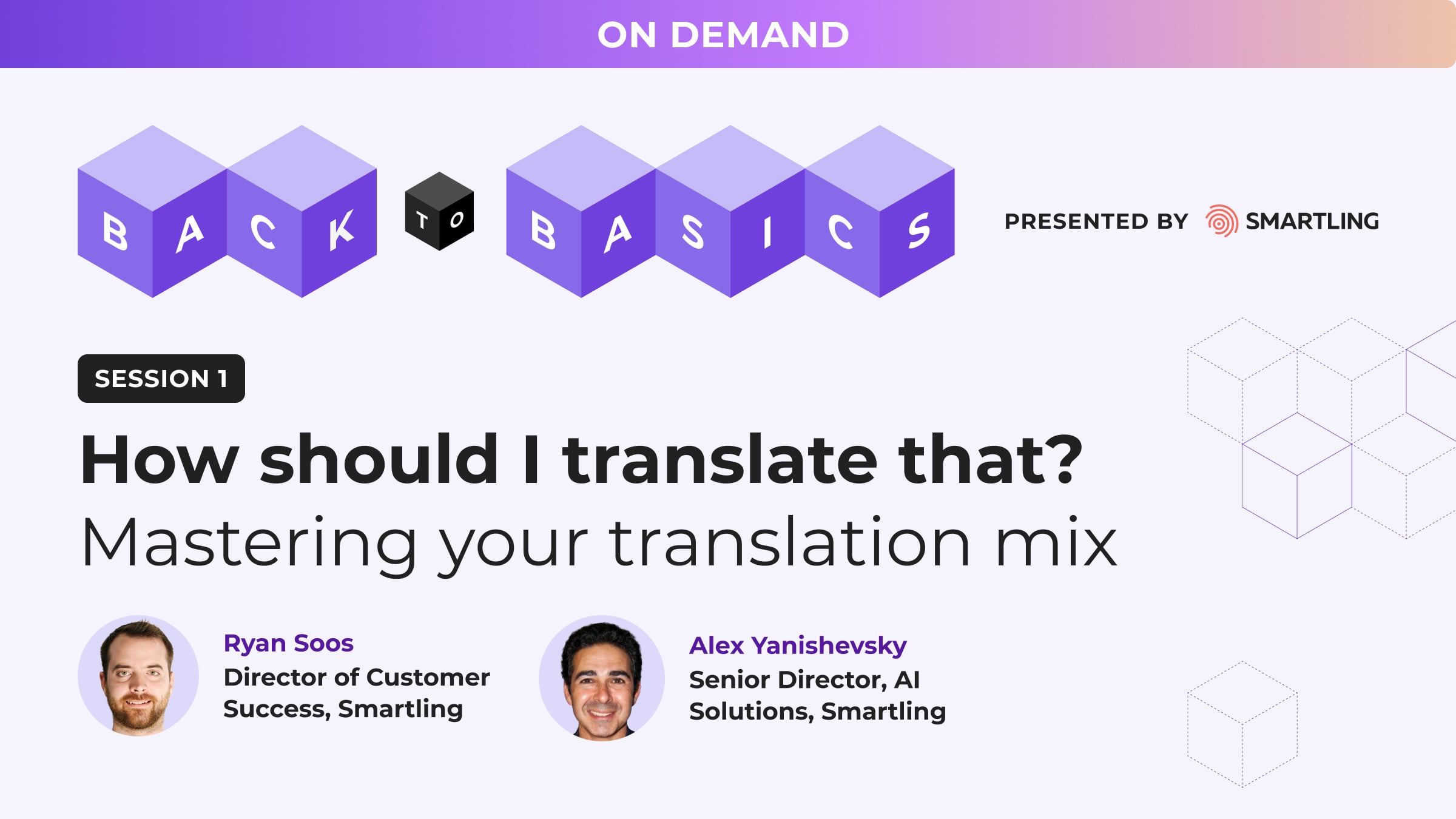 Comment dois-je traduire cela? Maîtriser votre mix de traduction